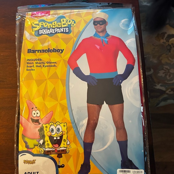 SpongeBob Squarepants | Other | Spongebob Squarepants Barnacle Boy Red ...